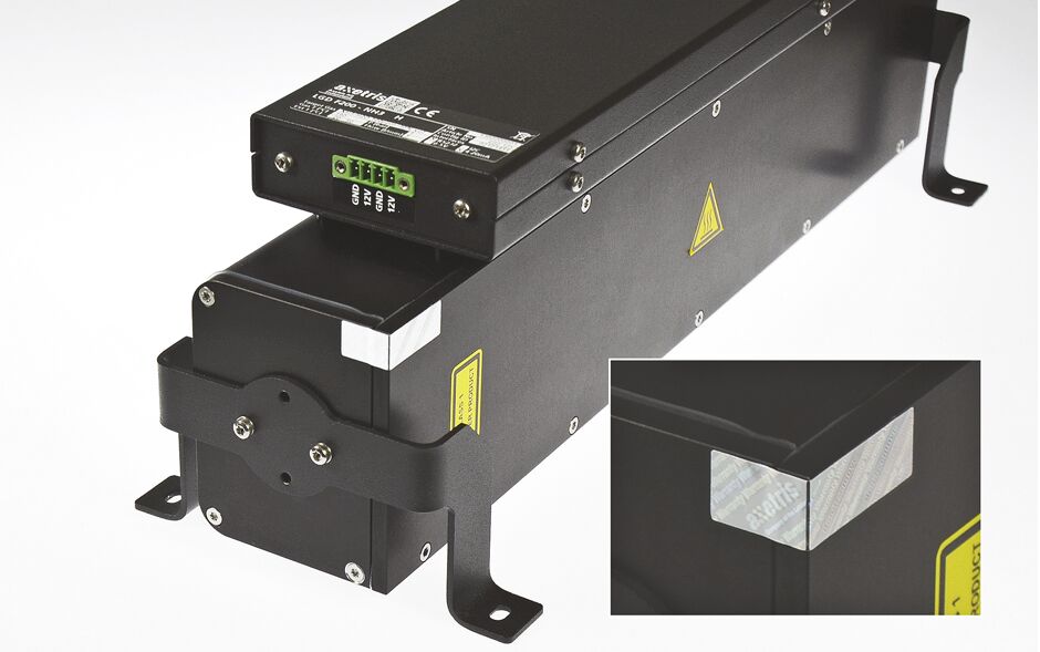 Holographic security seal for Axetris - advast suisse AG